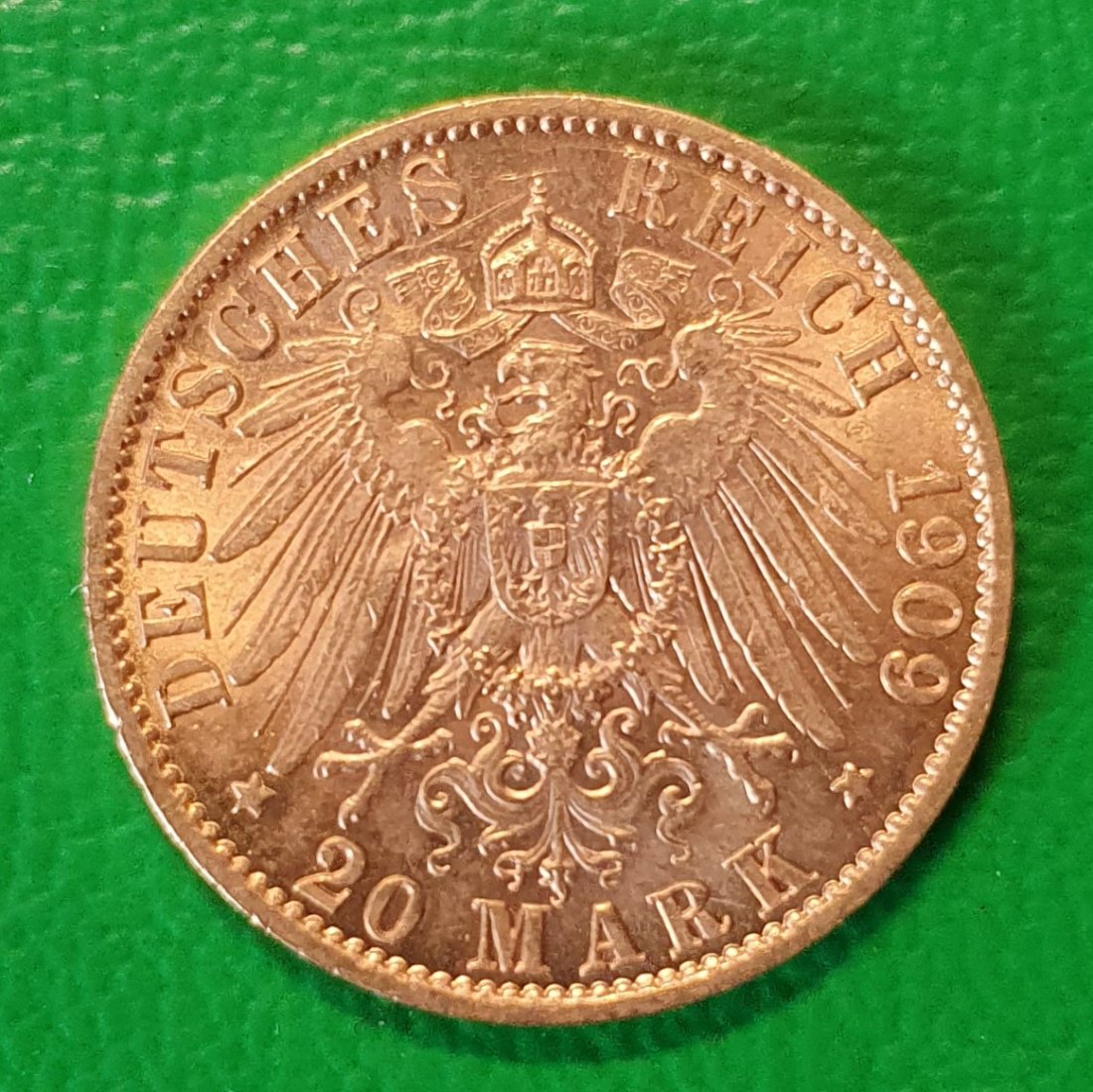 Muenzauktion.com 3073400 - 20 Mark Goldmünze 1909 A Wilhelm II. Deutscher Kaiser König von Preussen