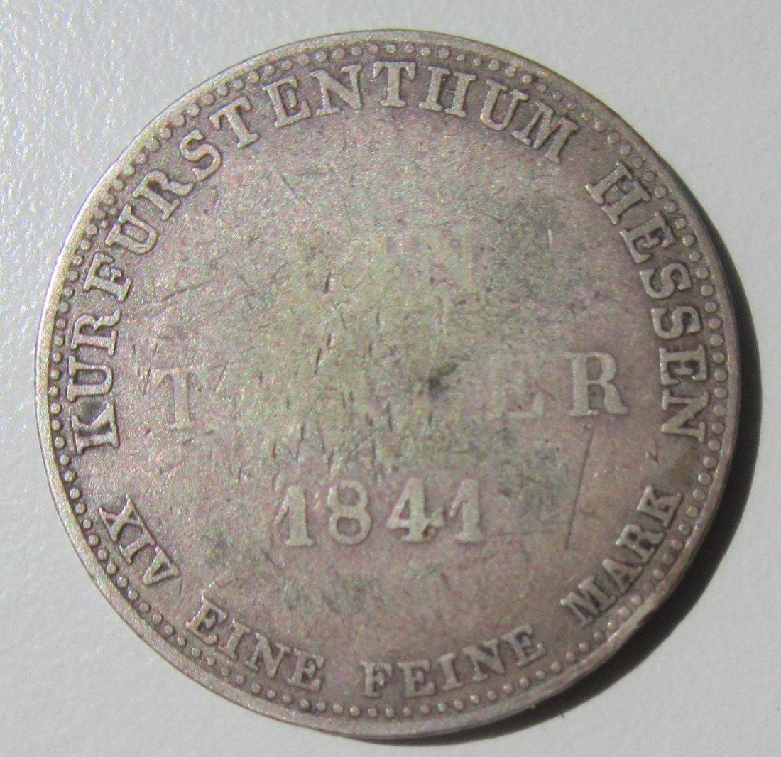 Muenzauktion.com 3164847 - Hessen 1 Taler 1841
