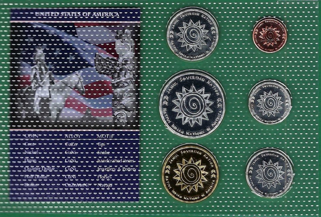 Muenzauktion.com 3243969 - USA KMS Money of the Native American Nations ...